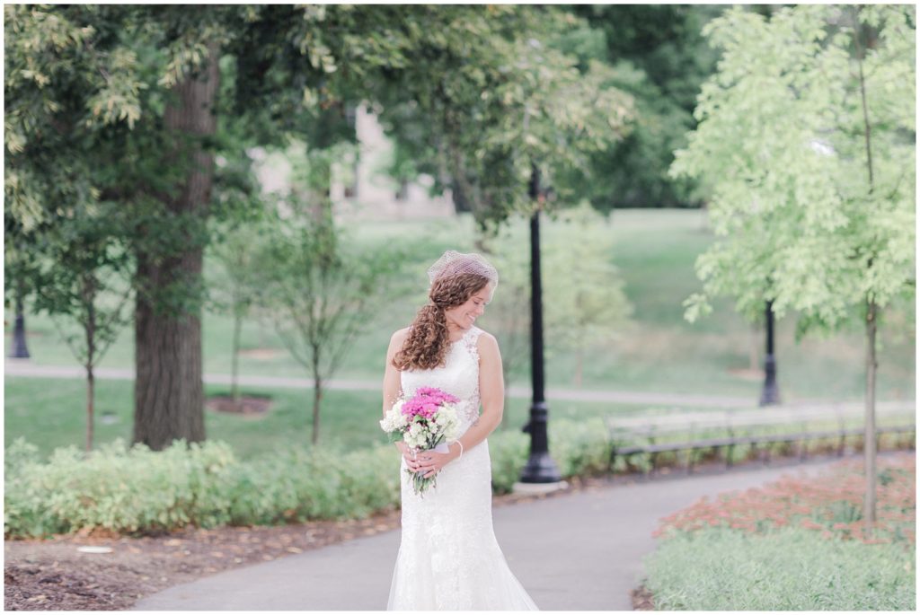 Courtney's Bridal Session at Ohio State University - LRA Photo