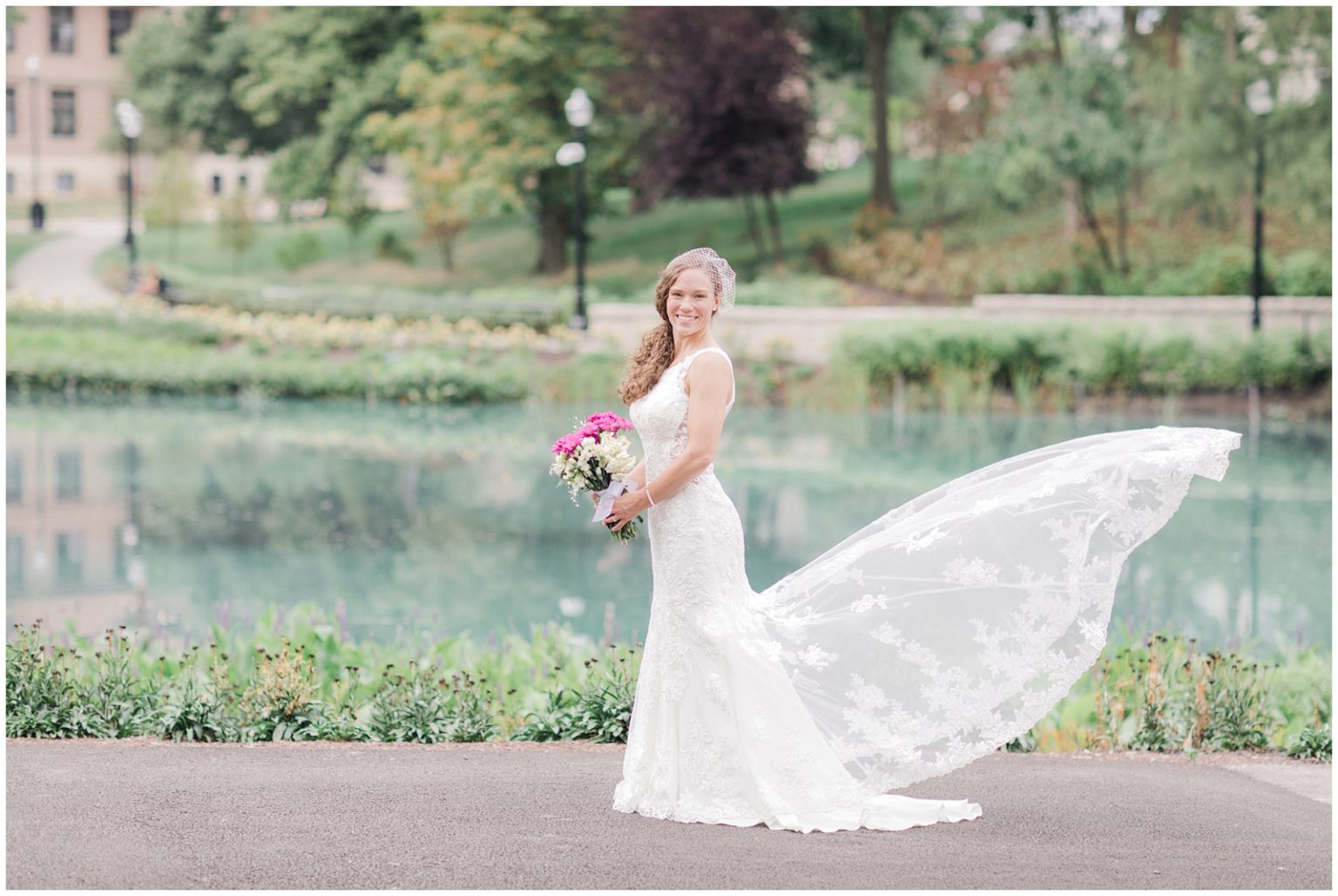 Courtney's Bridal Session at Ohio State University - LRA Photo
